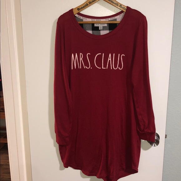 Rae Dunn | Intimates & Sleepwear | Free Wpurchase Rae Dunn Mrs Claus ...